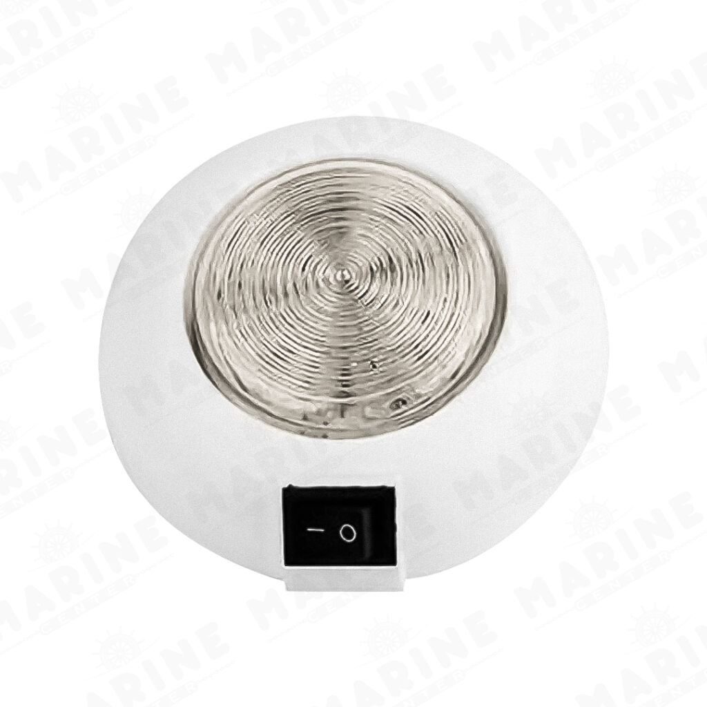 Luz de Domo Azul/Blanca, Plástica, 104x20mm Ref HL88969 - Marine Center
